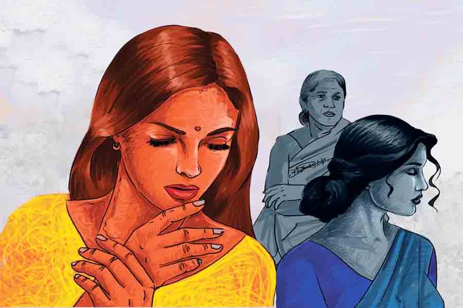 भाभी- क्यों बरसों से अपना दर्द छिपाए बैठी थी वह - Grihshobha